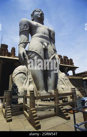 Statue of Bahubali, Shravanbelgola, Karnataka, India, Asia Stock Photo ...