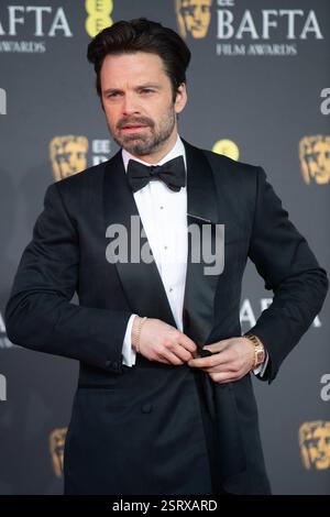 Sebastian Stan attends the 2025 EE BAFTA Film Awards at The Royal ...
