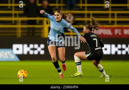 Manchester City's Gracie Prior during the Subway Women's League Cup ...