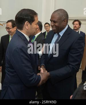 Foreign secretary David Lammy shakes hands with Indian External Affairs ...