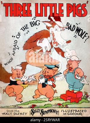 THREE LITTLE PIGS THE BIG BAD WOLf who terrorises the Three Little Pigs ...