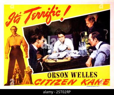 CITIZEN KANE EVERETT SLOANE, JOSEPH COTTEN, ORSON WELLES CITIZEN KANE ...