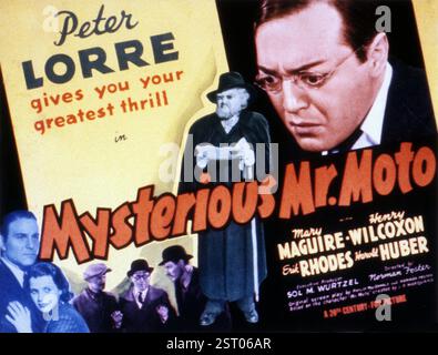 Mysterious Mr. Moto (1938). Poster Peter Lorre Stock Photo - Alamy