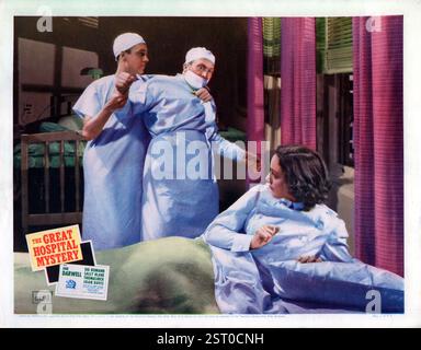 THE GREAT HOSPITAL MYSTERY [US 1937] JANE DARWELL, SALLY BLANE, THOMAS ...