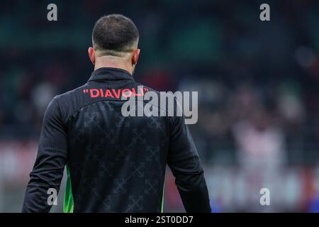 Kyle Andrew Walker of AC Milan seen in action during Serie A 2024/25 ...