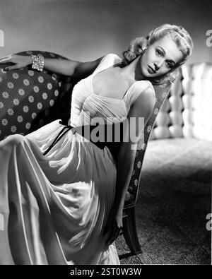 CAROLE LANDIS [1919 - 1948] US actress Date: 1948 Stock Photo - Alamy
