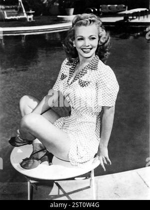 CAROLE LANDIS [1919 - 1948] US actress Date: 1948 Stock Photo - Alamy