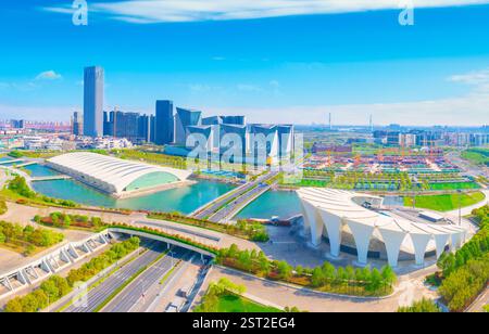 shanghai dongfang sports center Stock Photo - Alamy
