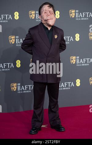 16/02//2025. London, UK Adam Pearson attends the EE BAFTA British ...