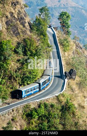 Darjeeling in the Himalayas, North India, Toy Train steam locomotive ...