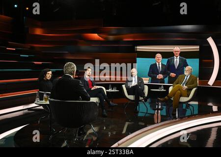 Markus Lanz li. und Manfred Weber 04/25 her Markus Lanz li. mit Manfred ...
