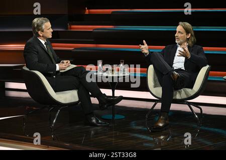 Markus Lanz li. mit Richard David Precht 02/25 her Markus Lanz li. und ...