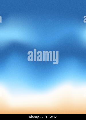 Blur morning sky gradient. Gradation blue background with noise. Grainy ...