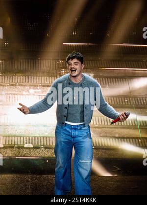 Music Concert - Italian singer Olly during Lo rifarei, lo rifaremo ...