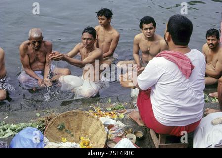 Thread changing Festival, India, Asia Stock Photo - Alamy