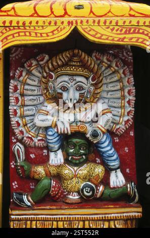Wheel decoration, statue of Lord, Rath yatra Rathyatra car festival the ...