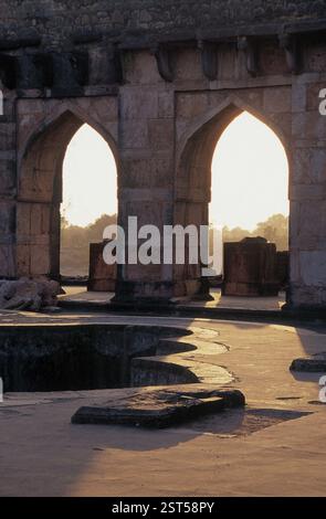 Old historical building in Mandu, India that were built around 500 ...