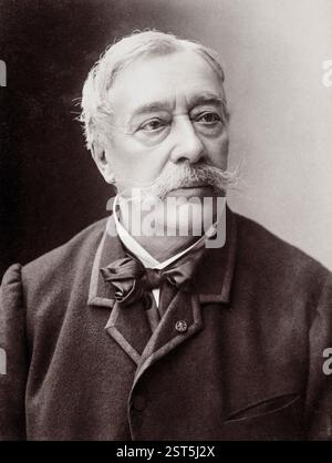 Alfred Stevens. Portrait photograph of the Belgian social realist ...