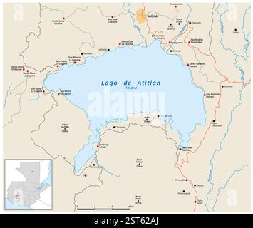 Lake Atitlan, Lake Atitlan, Guatemala Stock Photo - Alamy