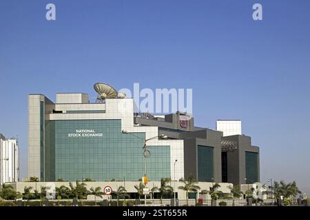 National Stock Exchange building at the Bandra Kurla Complex in Mumbai ...