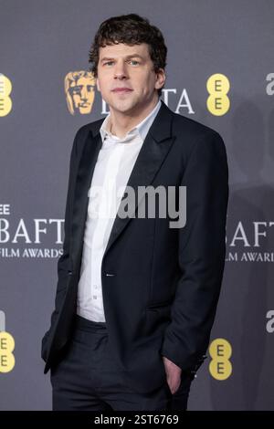 Actor Jesse Eisenberg attends the 2025 Writer's Guild Awards at the ...