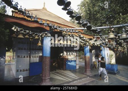 Jhula Devi Temple of bells , Ranikhet ; uttaranchal ; india Stock Photo ...