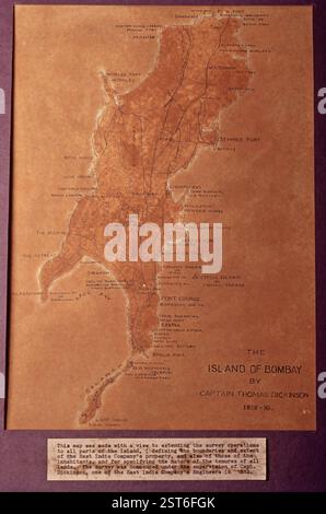 Old Bombay Map Stock Photo - Alamy