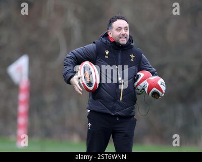 Wales interim head coach Matt Sherratt during the Guinness Men's Six ...