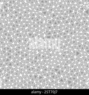 Triangles background. Small triangles size. Solid shapes in frames. Multicolored style ...