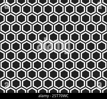 Black background template with hexagon shapes and dim lines with bokeh ...