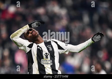 Juventus' Randal Kolo Muani reacts during the Club World Cup round of ...