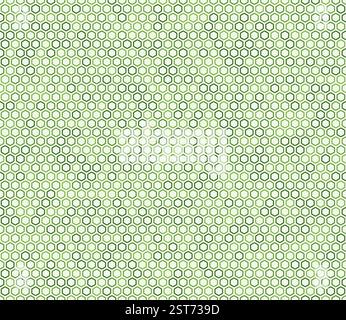 Geometric pattern. Bold rounded hexagons mosaic cells with padding. Red ...