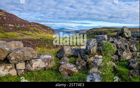 Looking toward Ulva from Treshnish peninsula, Isle of Mull, Inner ...
