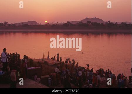 Godavari river, basar, Andhra Pradesh, India, Asia Stock Photo - Alamy