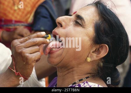 Fish cure treatment, india Stock Photo - Alamy