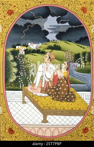 Year calendar picture & painting for a Hindu month jeth, india Stock ...