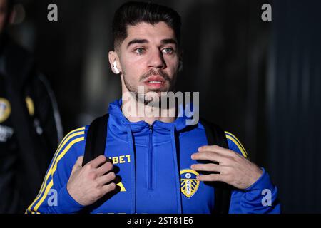 Manor Solomon of Leeds United arrives during the Leeds United FC v West ...