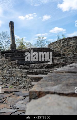 Opus 40 is a large environmental sculpture on the U.S. National ...