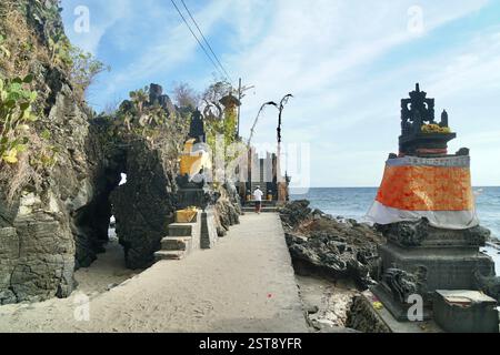 Pura Batu Bolong Temple Festival, Lombok, Indonesia Stock Photo - Alamy