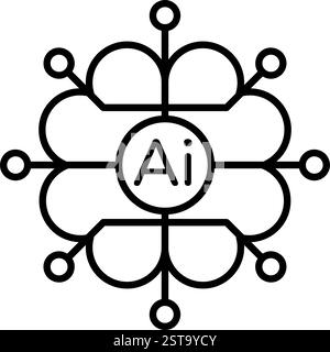 Generative AI nodes icon Stock Vector Image & Art - Alamy