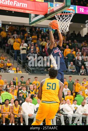 Arizona guard KJ Lewis (5) shoots against Oregon forward Brandon Angel ...