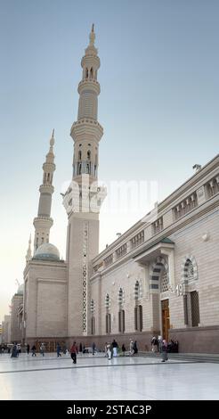 The Holy Prophet's Mosque (Masjid Nabawi) in Madinah, Saudi Arabia This ...