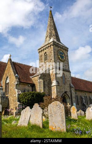 The exterior of Christ Church, Sandown, in the seaside resort town of ...