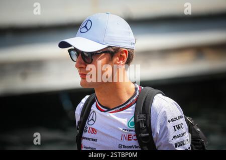 63 George Russell, (GRB) AMG Mercedes Ineos W16, during the Belgian GP ...