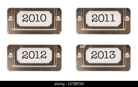 5 Year Plan File Drawer Label Stock Photo - Alamy