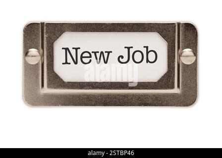 Job Opportunities File Drawer Label Stock Photo - Alamy