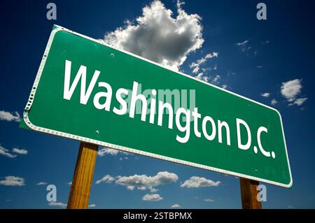 Washington Road Sign Stock Photo - Alamy