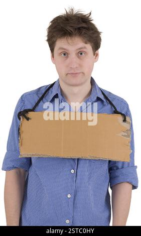 Gloomy unemployed man Stock Photo - Alamy