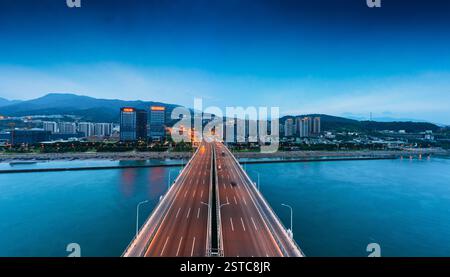 Sanjiangkou Bridge, Fuzhou City, Fujian Province, China Stock Photo - Alamy