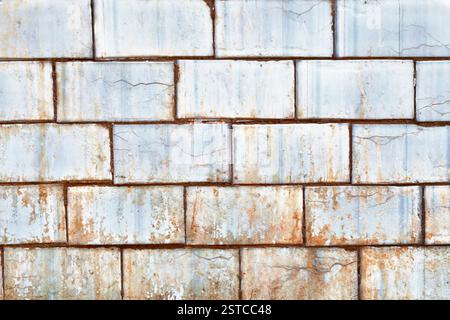 Dirty tiles pattern on wall in Petropolis, Rio de Janeiro, Brazil Stock ...